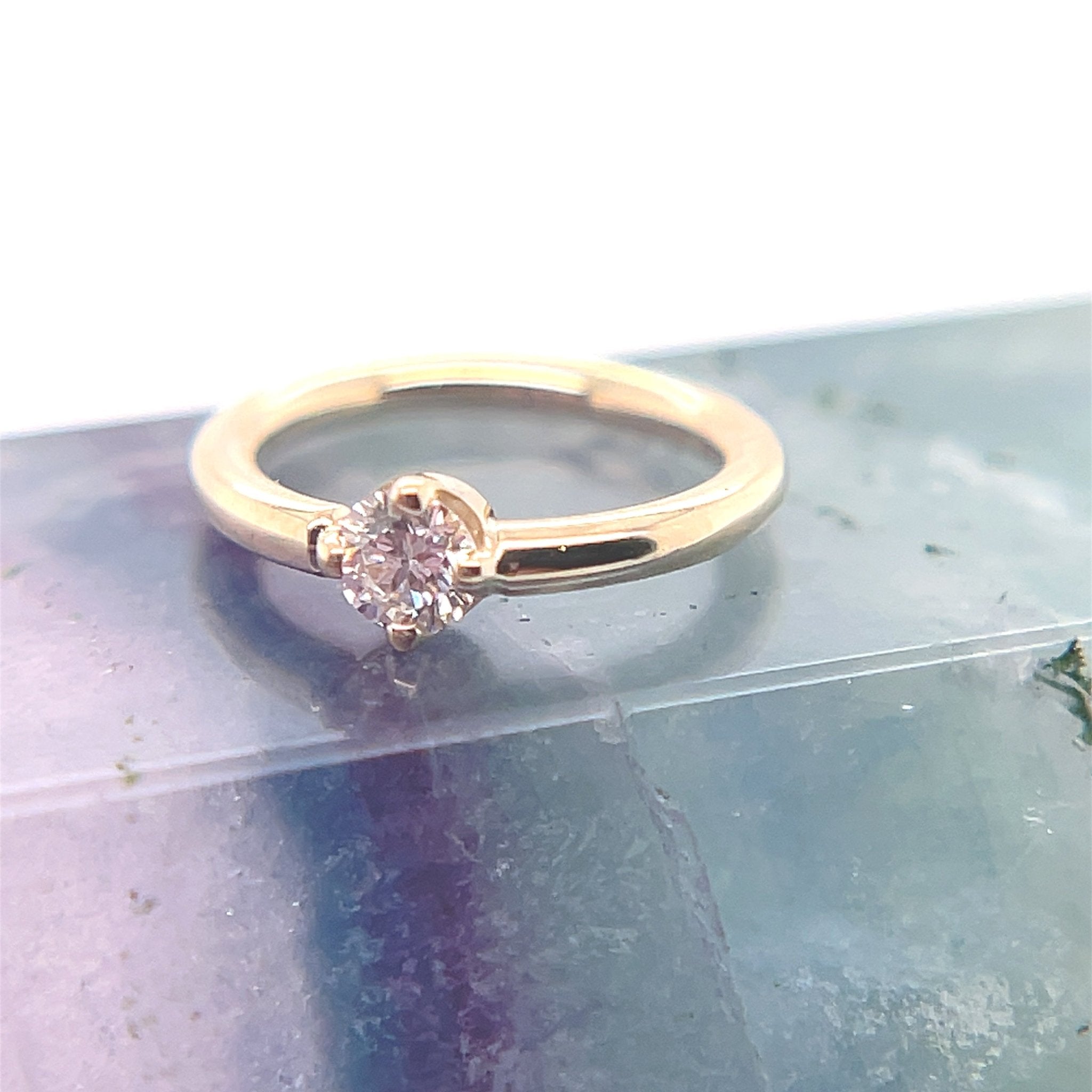 16g Fixed Ring with 2.5mm Round Prong - Navel Orientation – Agave in Bloom