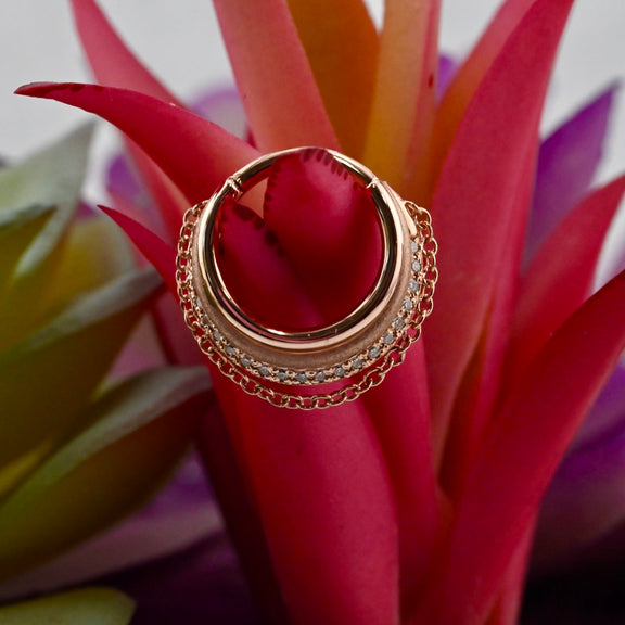 Lucy in Chains - Hinge Ring – Agave in Bloom