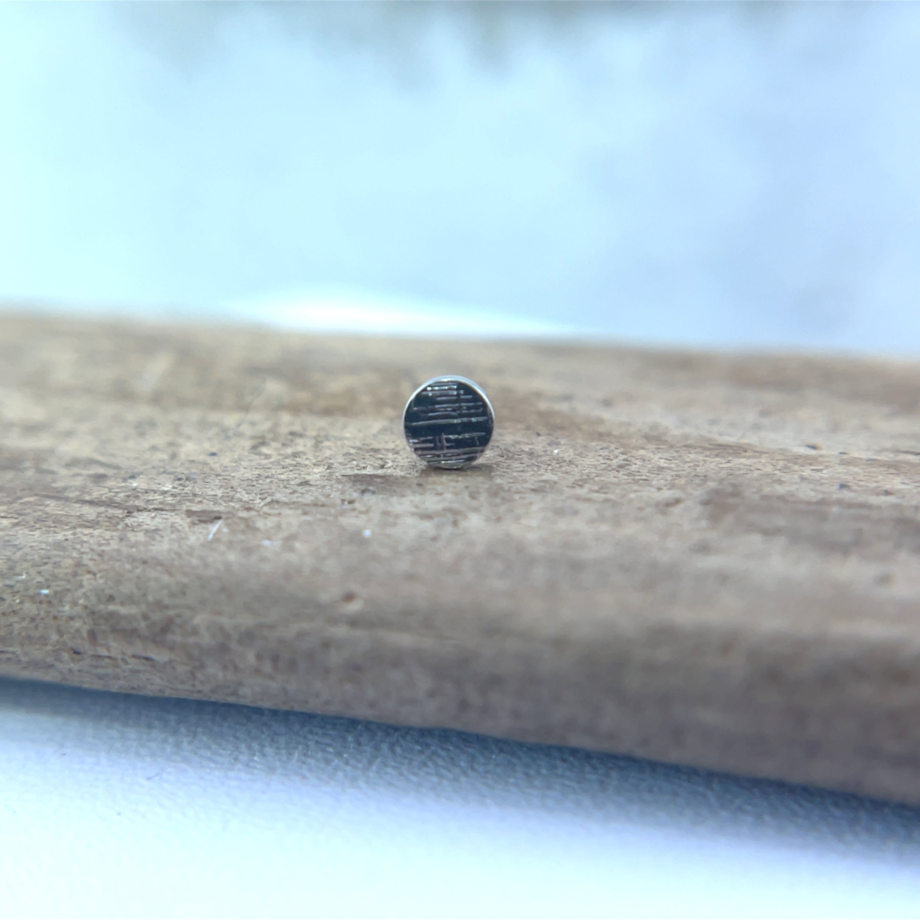 Round Disc- Florentine Texture – Agave in Bloom