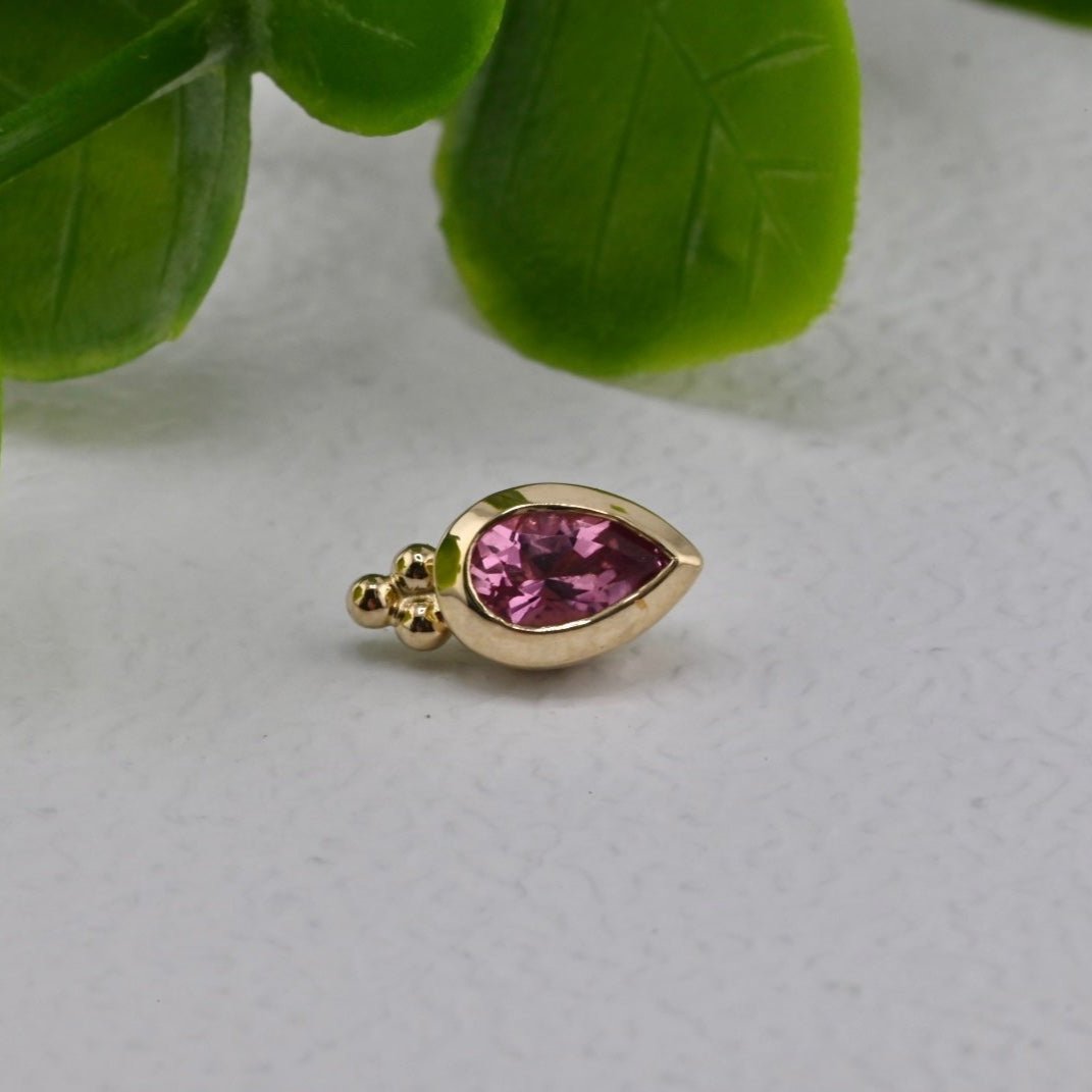 Beaded Pear Bezel - Threaded – Agave in Bloom