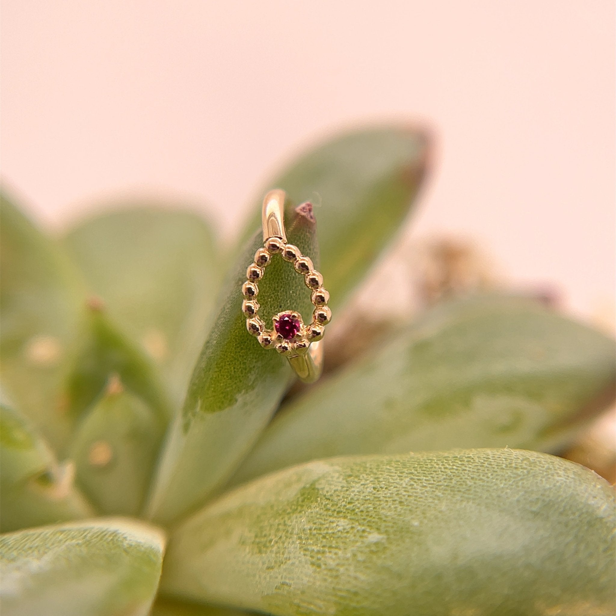 Fixed Ring with Sophie Tear - Navel Orientation – Agave in Bloom